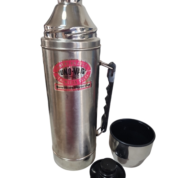 UNO-VAC | Kitchen | Vintage Uno Vac Thermos Unbreakable Stainless Steel ...